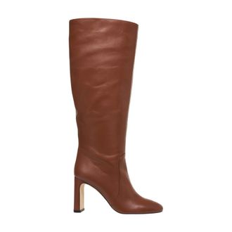 Stuart Weitzman Bottes Cheville Marron Style Babette Tubo - Femme - Chaussures - Brun - Taille: 40 EU