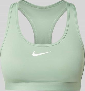 Nike Sport-BH mit Logo-Print Modell Swoosh