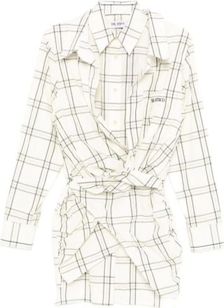 The Attico Femme, Robes, Blanc, Taille: 42 FR Robe chemise