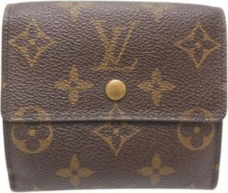 Louis Vuitton Portefeuille bi-pli vintage Monogram Pre-owned - Femme - Pre-owned - Brun - Taille: ONE Size