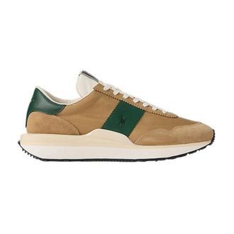 Polo Ralph Lauren Homme, Chaussures, Beige, Taille: 41 EU Baskets Sportives en Cuir