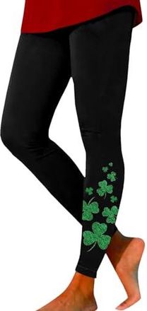 Generic Legging de sport irlandais pour femme avec pantalon de yoga doux et fin pour femme, rose vif, 3XL