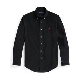 Polo Ralph Lauren L&auml;ssiges schwarzes Langarmshirt - - Shirts - Herren - Schwarzk - S