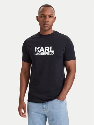 Karl Lagerfeld T-Shirt 755780 564235 Dunkelblau Regular Fit