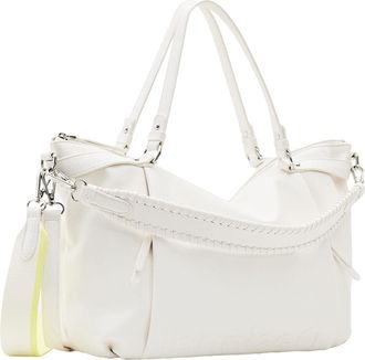 Desigual Womens Bag_Half Logo 23_LIBIA 2. 1000 White