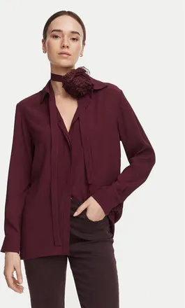 Marella Hemd Orca 2623116041 Dunkelrot Regular Fit