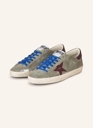 Golden Goose Sneaker Super-Star gruen