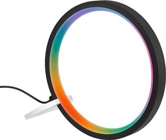 Briloner LED Tischlampe mit Fernbedienung, dimmbar, RGBIC, Musiksensor, Timer, LED Lichtring, Schreibtischlampe, Tischleuchte, Nachttischlampe, Gaming Deko, Pa