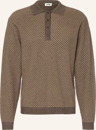 Drykorn Drykorn Strick-Poloshirt Jonnte braun