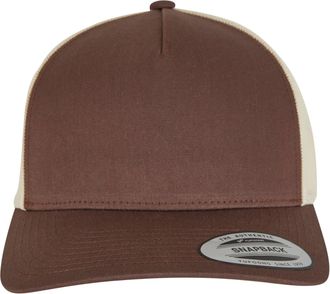 Flexfit Trucker 5-Panel Retro Trucker 2-Tone Cap Mustang/beige, one Size