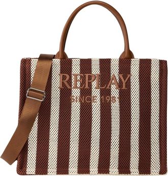 Replay Femme, Sacs, Brun, Taille: ONE Size Grand sac fourre-tout