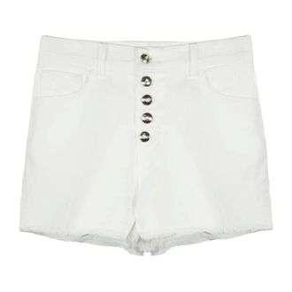 Dondup Femme, Shorts, Blanc, Taille: W26 Denim Short Shorts
