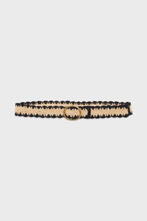 Gerard Darel Ceinture en raphia - PALOMA - Noir