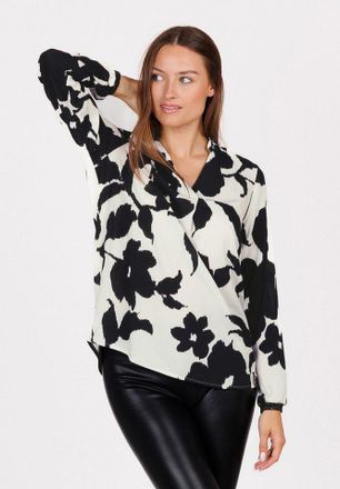 Key Largo Langarmbluse WB LORELEI v-neck (1-tlg)