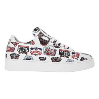 Philipp Plein Low-Top Sneakers Carson Patches - - Shoes - Herren - Wei&szlig; - 42 EU