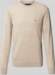 Tommy Hilfiger Strickpullover mit Leinen-Anteil