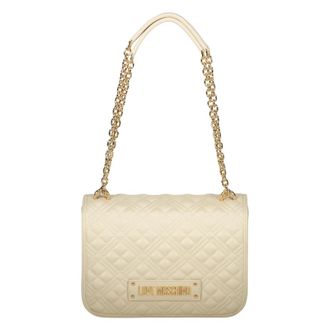 Love Moschino Elegante Tasche mit goldenen Details - - Bags - Damen - Beige - ONE SIZE
