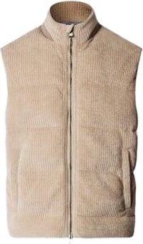 Fa&ccedil;onnable Veste sans manches en velours c&ocirc;tel&eacute; en coton