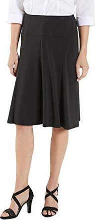 Charmance Jupe évasée entièrement élastiquée - Noir - 46/48