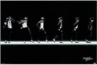 Artopweb TW21576 Michael Jackson, Moonwalk Dekorative Paneele, Holzwerkstoff, Multifarbiert, 90x60 Cm