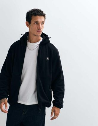 Carhartt Work in Progress Blevin - Veste doubl&eacute;e &agrave; capuche - Noir