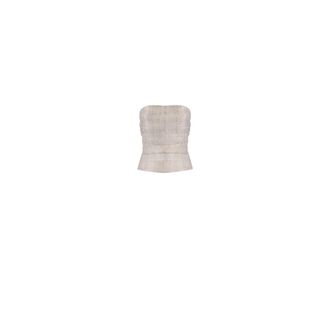 Nineminutes Leinentops und Tanktops - - Tops - Damen - Wei&szlig; - M