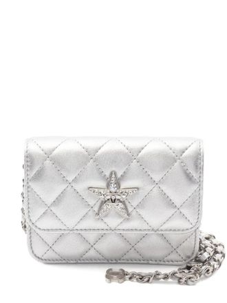 Chanel sac porté épaule matelassé (2021) - Argent