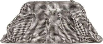 Guess Co pochette à ornements en cristal - Argent