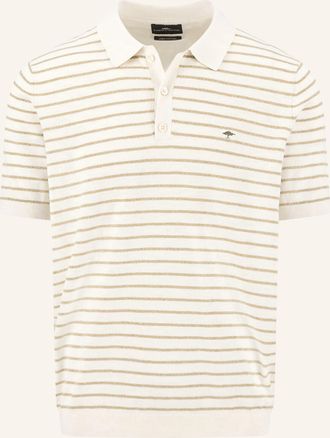 Fynch-Hatton Fynch-Hatton Strick-Poloshirt weiss