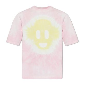 Casablanca Bedrucktes T-Shirt - - Tops - Herren - Rosa - S