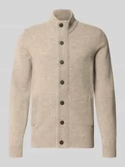Barbour Cardigan mit Stehkragen Essential PATCH