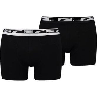 Puma Herren Unterhose MEN MULTI LOGO BOXER 2P