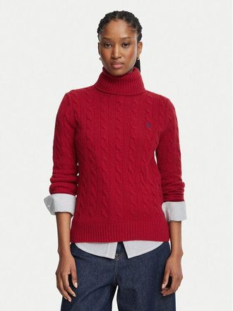 Polo Ralph Lauren Rollkragenpullover 211888686503 Dunkelrot Regular Fit