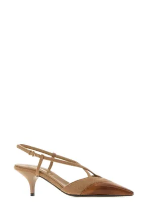 Miu Miu Decollet&eacute; Heel - Camel