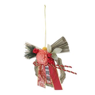 Cabilock Japanischer T&uuml;rstrohkranz Neujahrsdeko Schlichter Shimenawa Gl&uuml;cks Segenssymbol Vielseitig F&uuml;r T&uuml;r Fenster Auto Und Sushi-Restaurants Geeignet