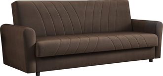 Mirjan24 Modernes Sofa Dylan mit Bettkasten und Schlaffunktion, Lounge Couch, Schlafsofa Bettsofa Schlafcouch (Zanzibar 135)