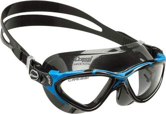 Cressi Swim Planet Goggles Schwimmbrillen, Schwarz/Blau, Uni