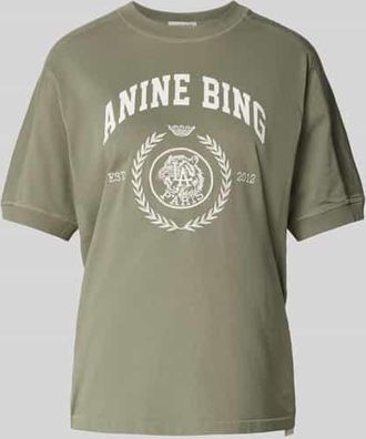 Anine Bing Relaxed Fit T-Shirt mit Logo-Print