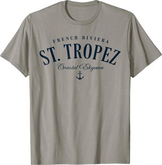 Trendy Apparel French Riviera St. Tropez Costal Elegance T-Shirt