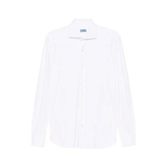 Barba Chemise &agrave; col italien - Homme - Chemises - Gris - Taille: XL
