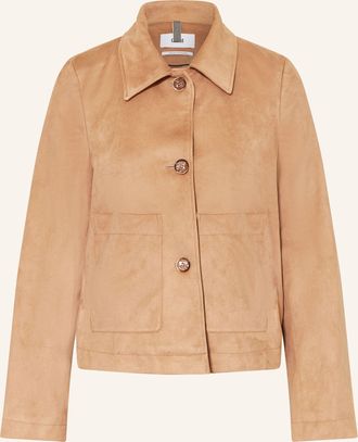 Cinque Cinque Kastenjacke Cielvis In Lederoptik braun