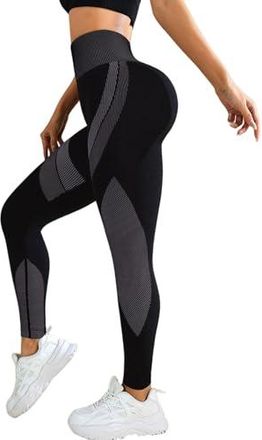 Generic Legging de compression 3D anti-cellulite Cellumove pour femme - Contr&ocirc;le du ventre - Taille haute - Bande de r&eacute;sistance sans couture - Pour le sport, 