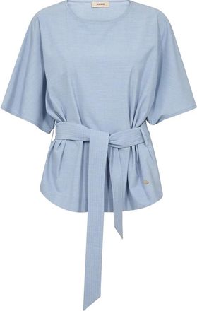 Mos Mosh MOS Mosh, Femme, Blouses et Chemises, Bleu, Taille: 38 FR Blouses