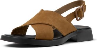 Camper Damen Dana K201600 X-Strap Sandal, Mittelbraun 005, 40 EU