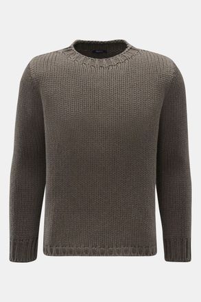 04651/ Herren - Rundhalspullover Blended Crew graugr&uuml;n