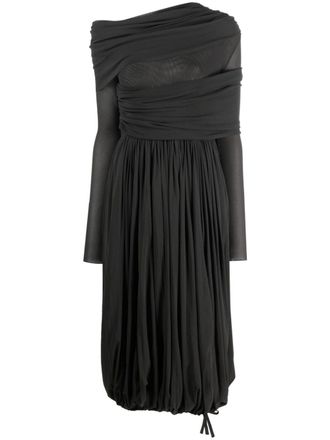 Philosophy di Lorenzo Serafini Drapiertes Kleid - Grau