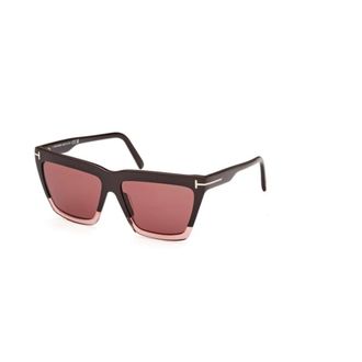 Tom Ford Eden Sonnenbrille - - Accessories - Damen - Braun - 56 MM