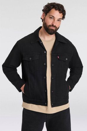 Levi's Plus Jeansjacke BIG TRUCKER mit Knopfleiste und Brusttaschen