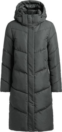 Khujo Damen Wintermantel Torino4 Winterjacke Mantel Steppmantel (DE/NL/SE/PL, Alphanumerisch, XS, Regular, Regular, ROA-Blue (Grey))