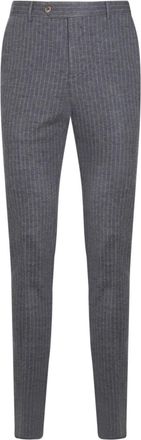 Pantaloni Torino Tapered-Hose mit Nadelstreifen - Grau